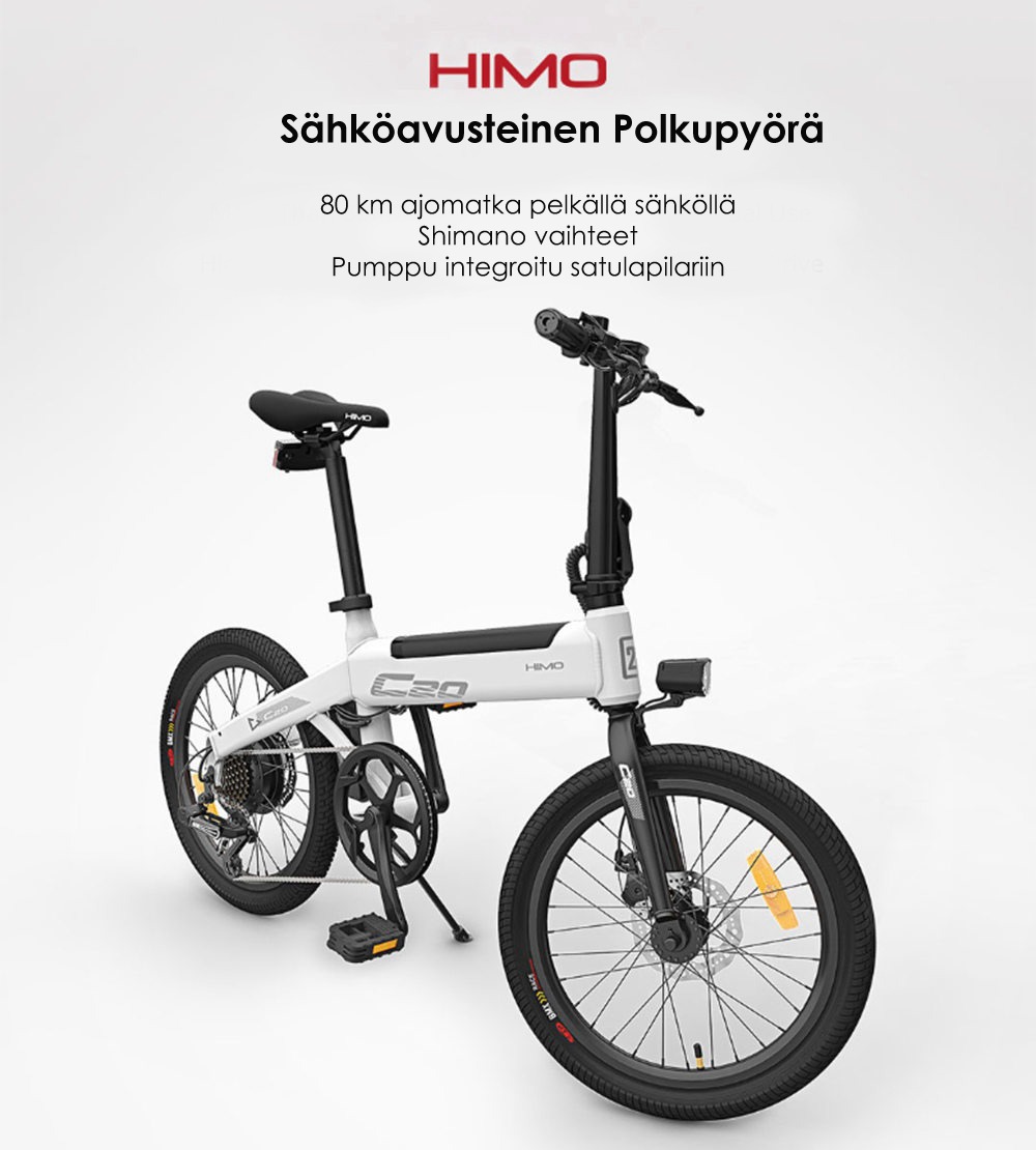 Himo C20 Sähköpyörä - Elemove verkkokauppa